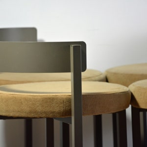 Contemporary Gibo Metal Countertop Bar Stool Chair - Etsy
