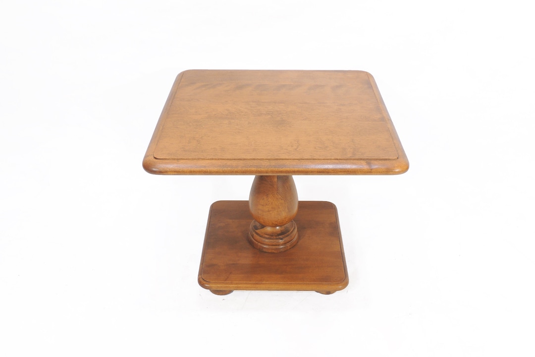 Vintage Ethan Allen Wood Plant Stand Side End Table - Etsy