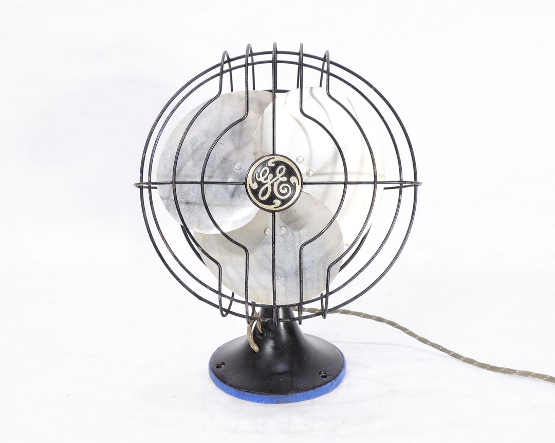 Collectible Vintage Art Deco General Electric Swivel Metal Desk Fan - Etsy