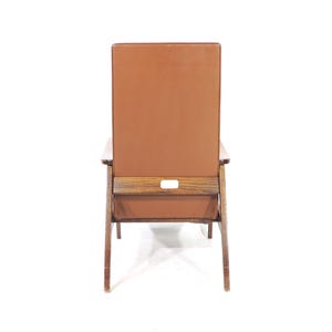 MCM Era Original Hill-rom Vinyl Seating Solid Wood Frame Lounge ...