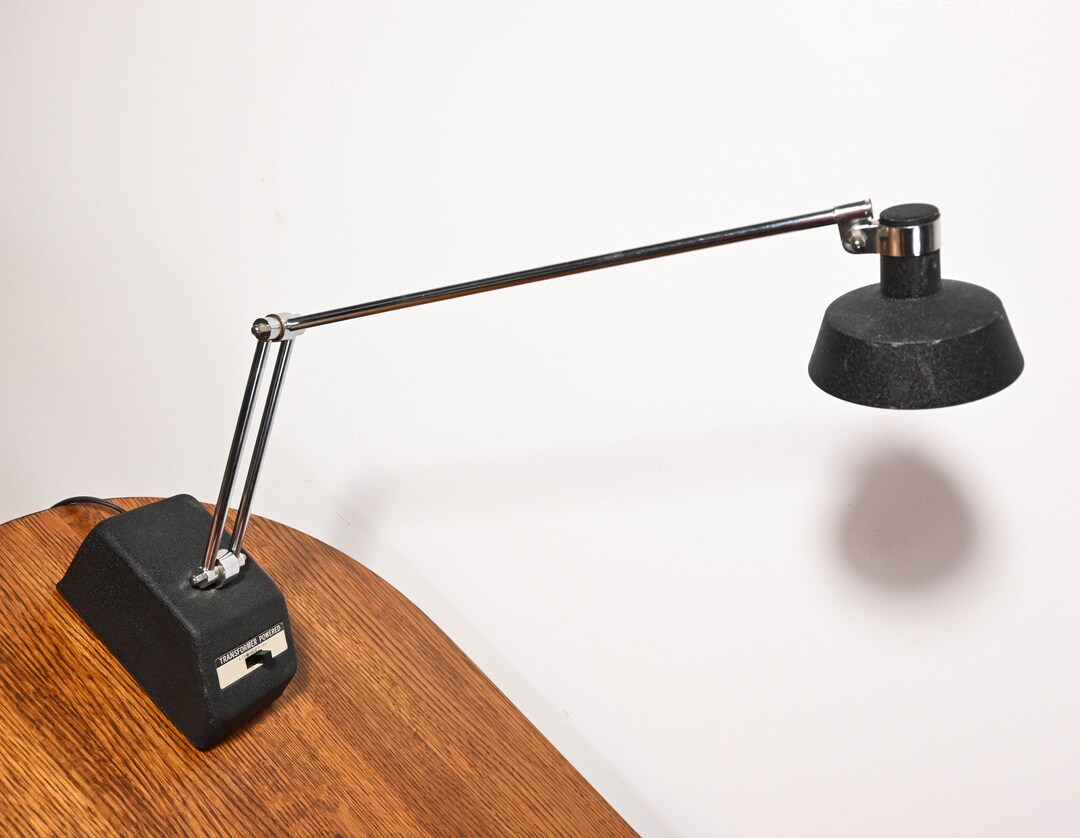 MCM Era MOBILITE Black Metal Adjustable Minimalist Reading Table Lamp ...