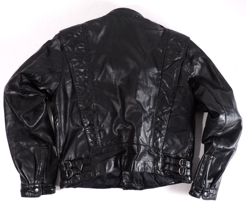 Vintage Wilson Cafe Racer Motorcycle Jacket mens size M | Etsy