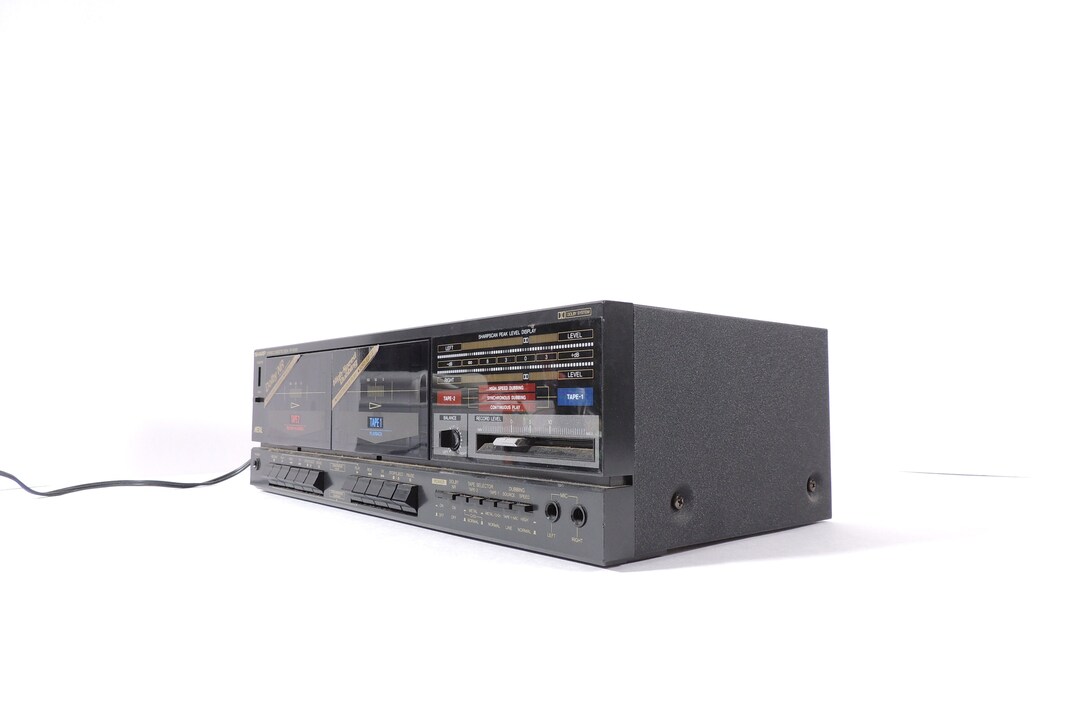 Collectible Vintage SHARP Dual Cassette Deck Player - Etsy