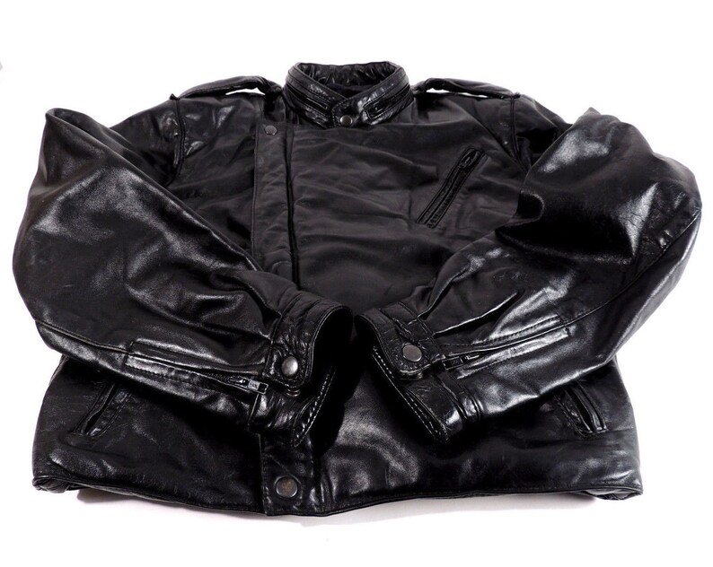 Vintage Wilson Cafe Racer Motorcycle Jacket mens size M | Etsy