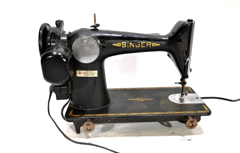 Vintage Rotary Singer Collectible Sewing Machine With Motor and Foot ...