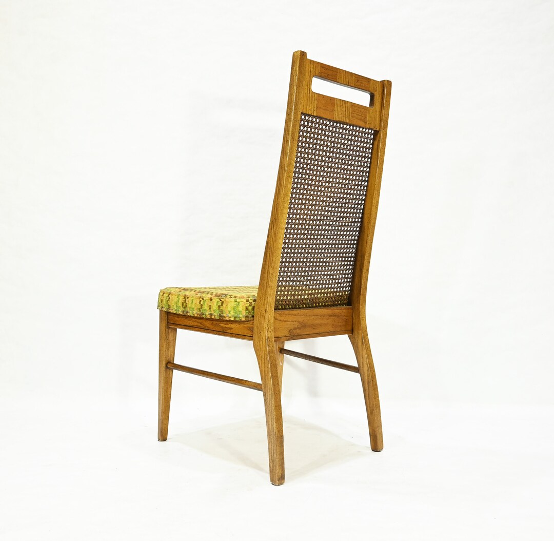 Modernist Era Garrison Wood Dining Chair Modernist Quaker Leaf W High ...