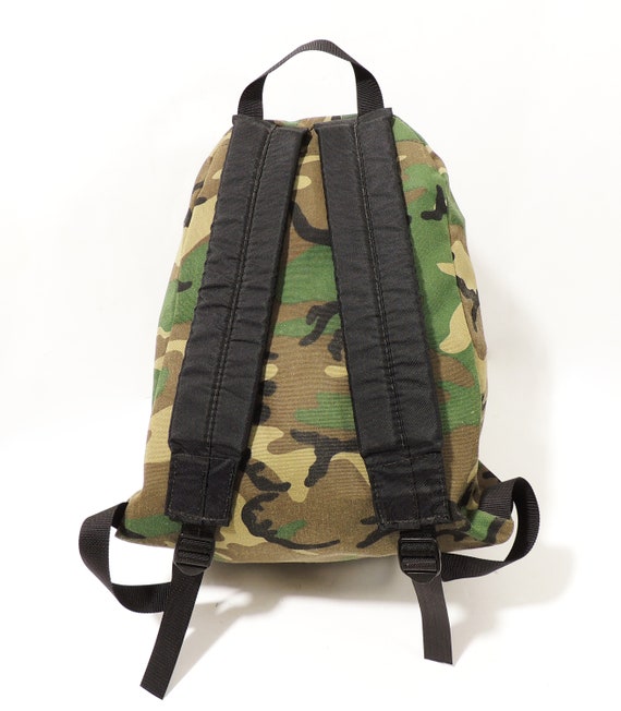 Vintage FIELDLINE Backpack Old school Woodland Camo - Gem
