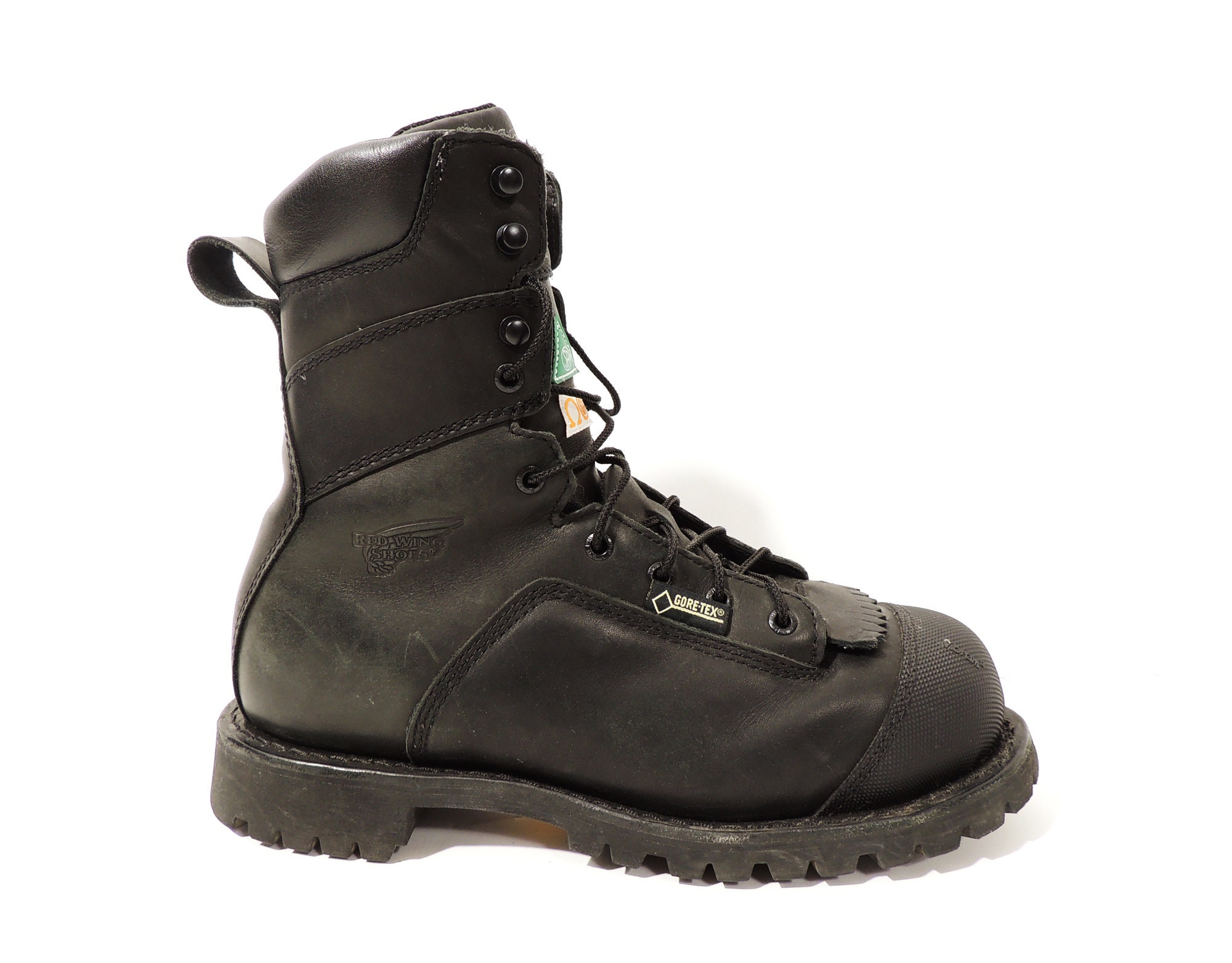 Original Red Wing Shoes 3527 Black Vibram Sole Gore-tex Steel | Etsy