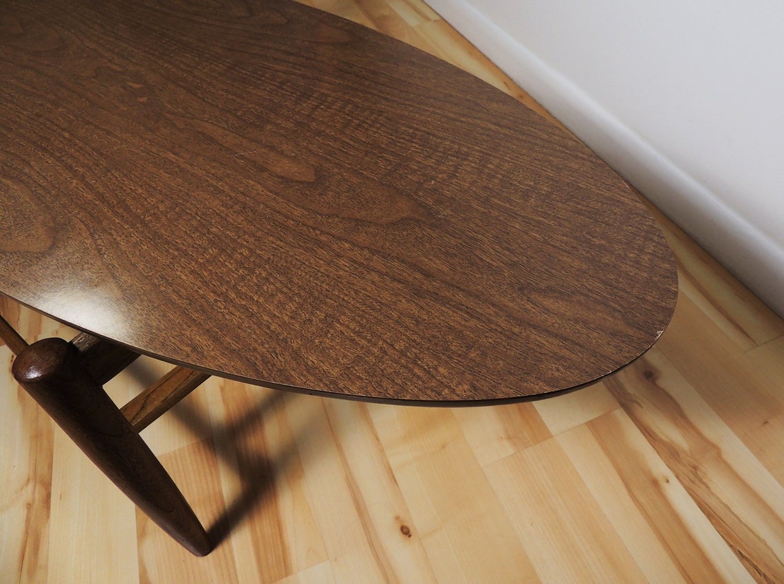 Lane Mid-century Modern 80 Long Surfboard Coffee Table - Etsy