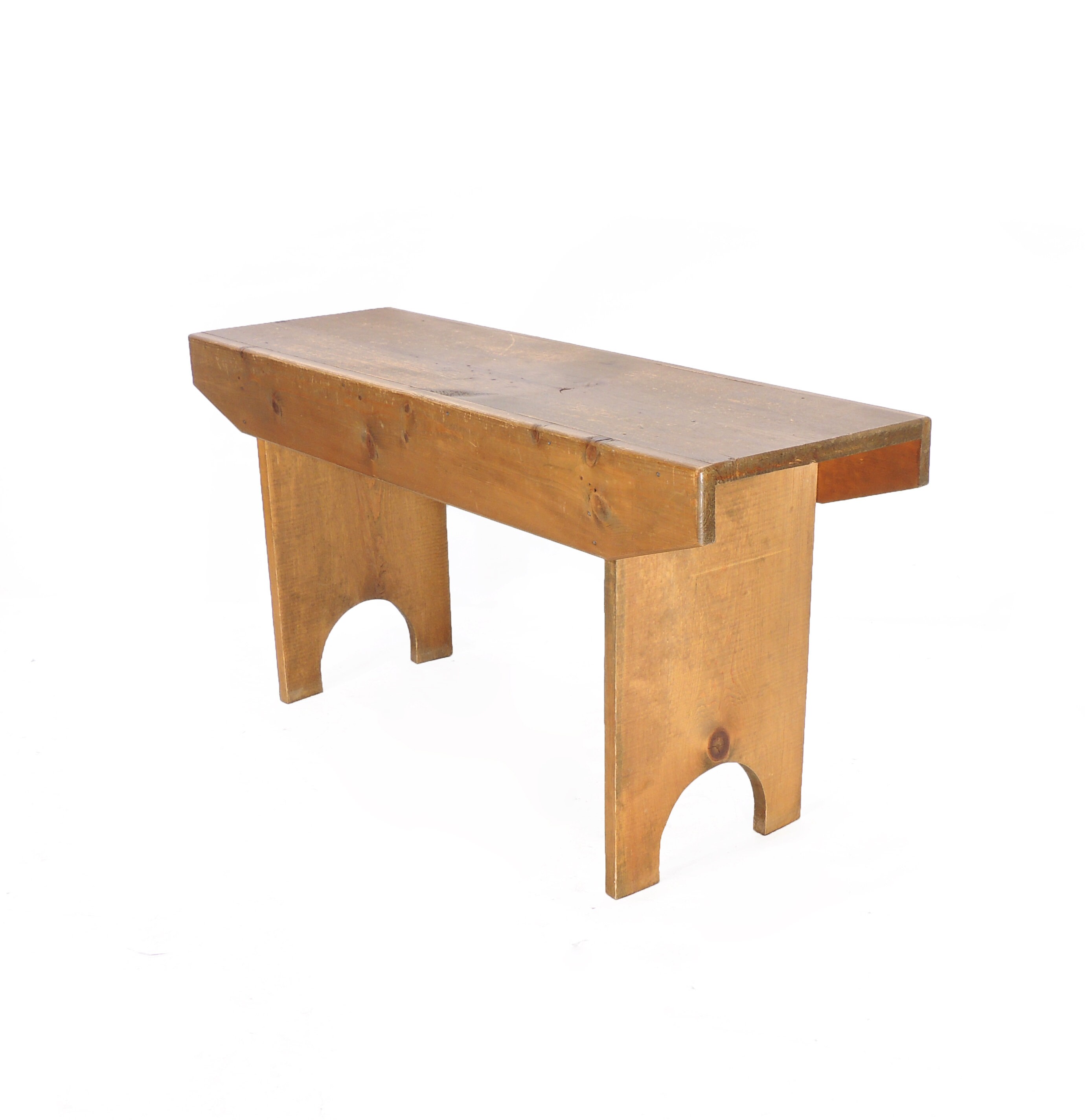 Vintage Rustic Handcrafted Solid Wood Farm Bench - Etsy