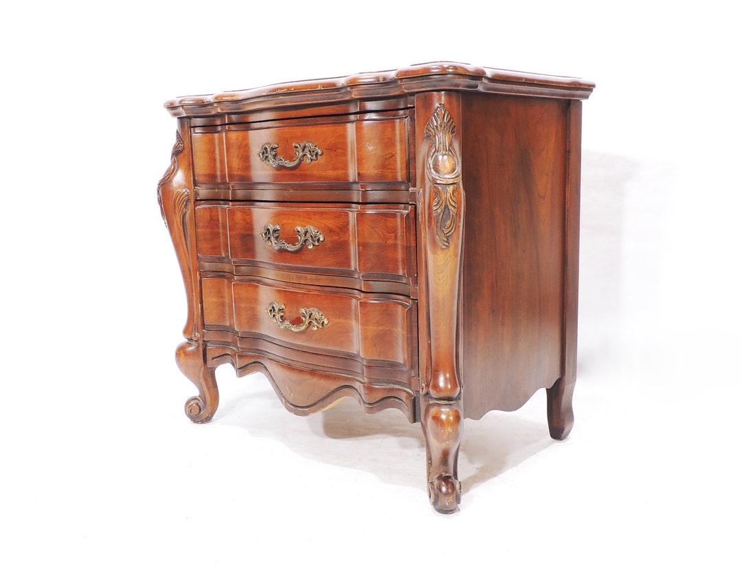 Rustic Vintage Sanford Furniture Permacraft Commode Wood French ...