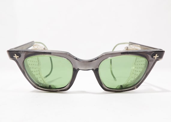Mid-Century Era Aden Cable Temples Side Shields Motor… - Gem