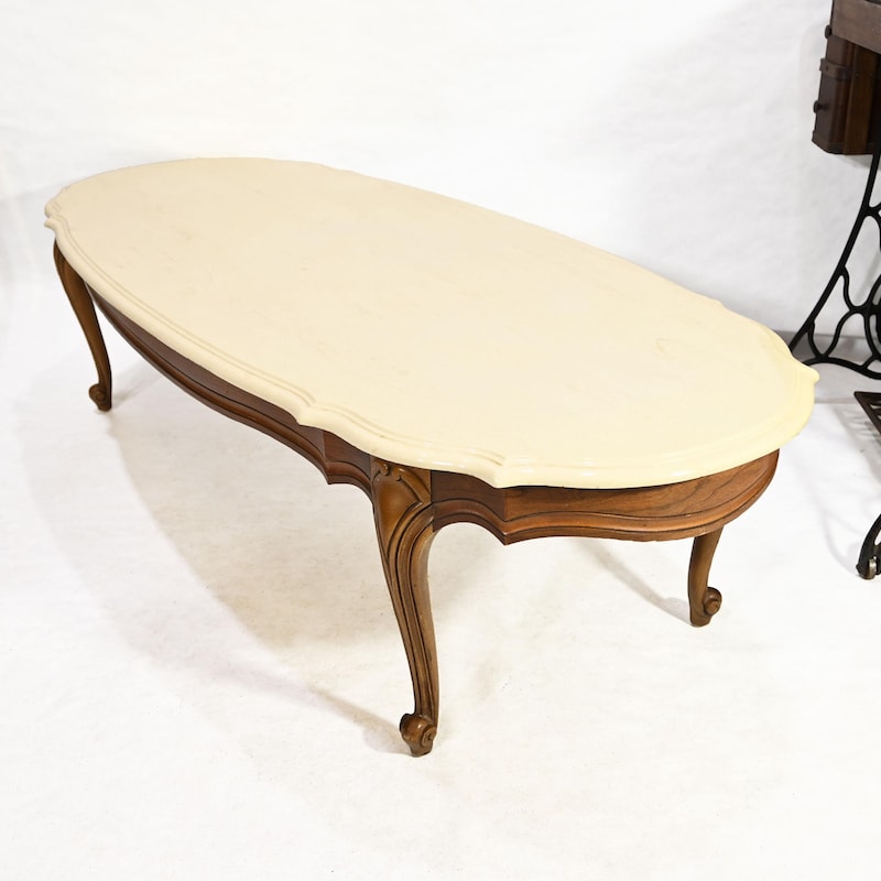 Antique Vintage Italian Oval Table - Etsy