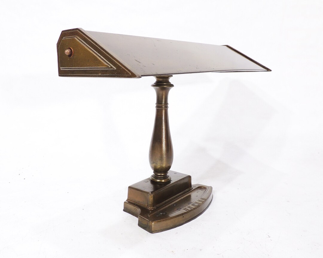 Art Deco Era Rustic Metal Decorative Table Lamp - Etsy