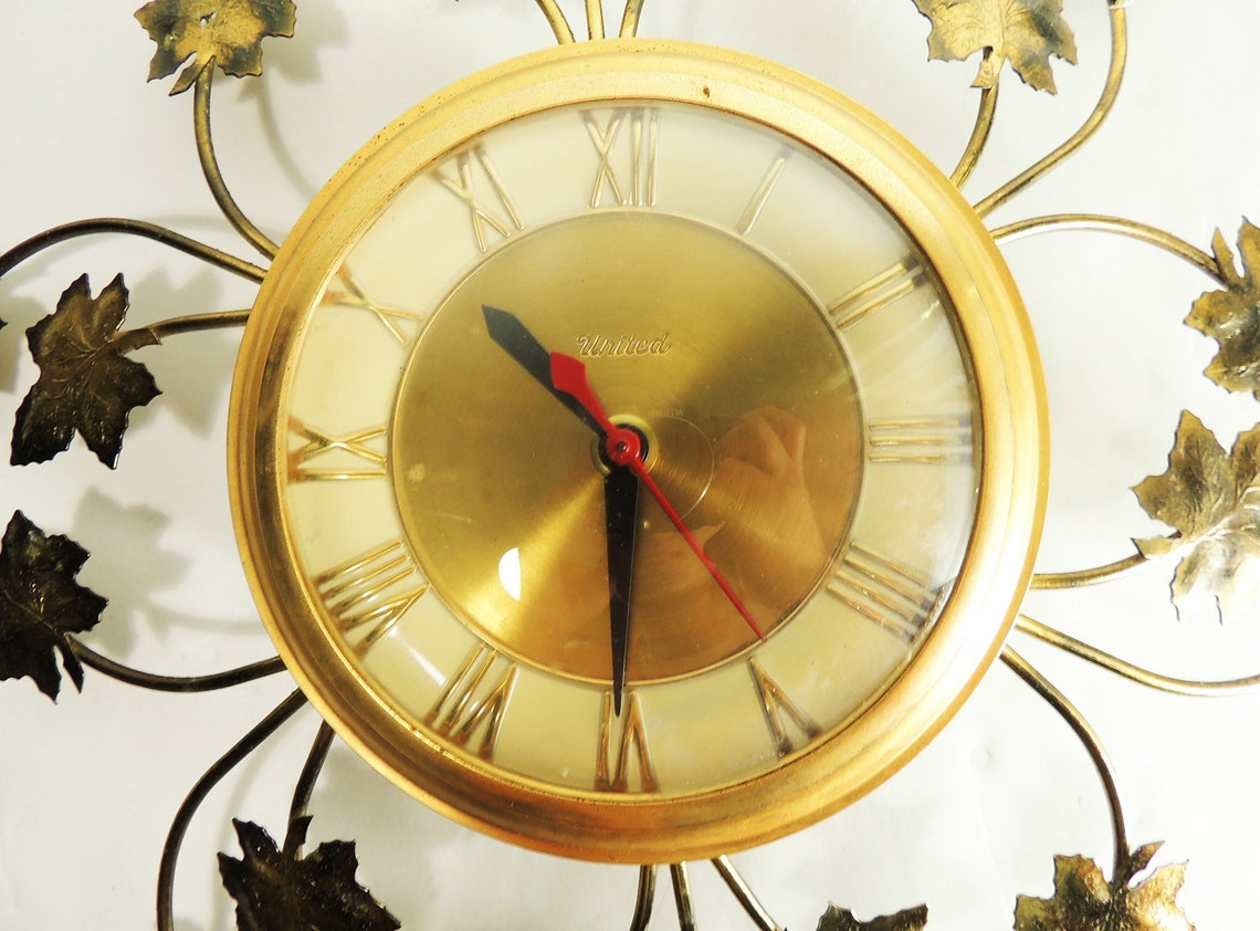 MCM Era Electric United Maple Leaves Floral Metal Hanging Wall - Etsy