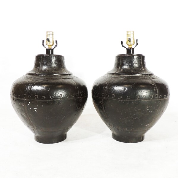 Rustic Table Lamp - Etsy