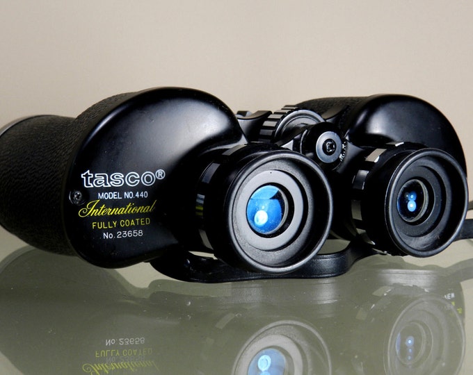 Vintage Original TASCO Binoculars 7 X 50 Bright View Wide Angle Glass ...
