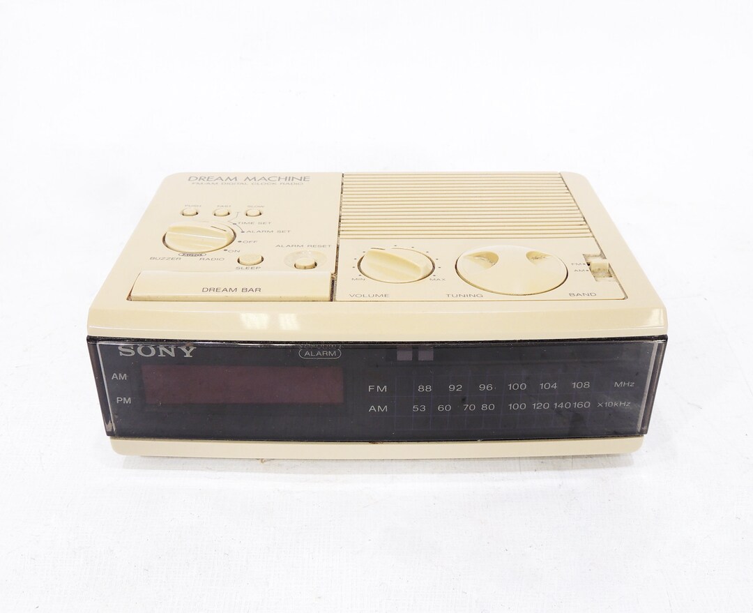 Collectible Vintage Sony Dream Machine Alarm Clock AM/FM Radio - Etsy