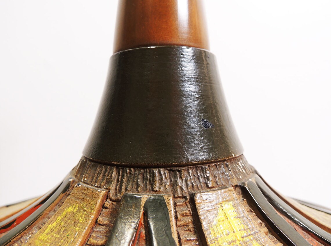 MCM Era Collectible Pieri Scandinavian Style Ceramic Wood Desk | Etsy