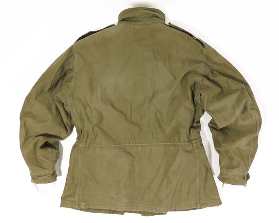 Vintage Olive Green Original M43 Field Jacket US WWII… - Gem