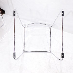 Minimalist Modernist Design Transparent Lucite Shell Stackable Dining ...