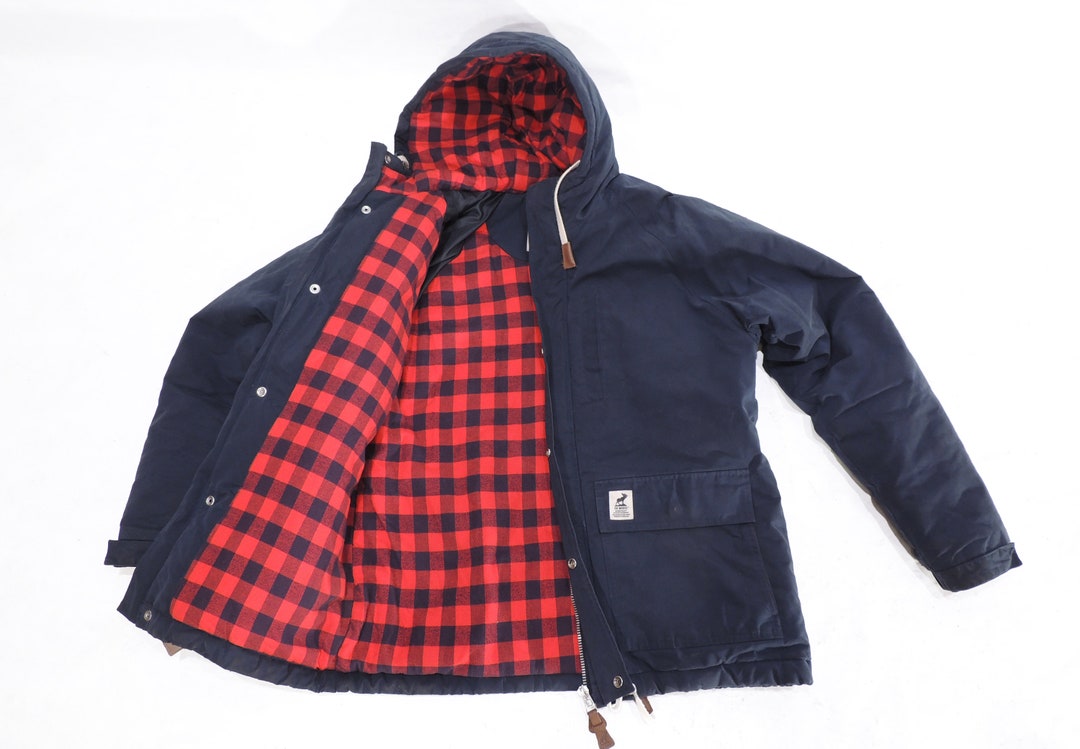 FAT Moose Jacket Navy Blue Men's Medium Parka - Etsy