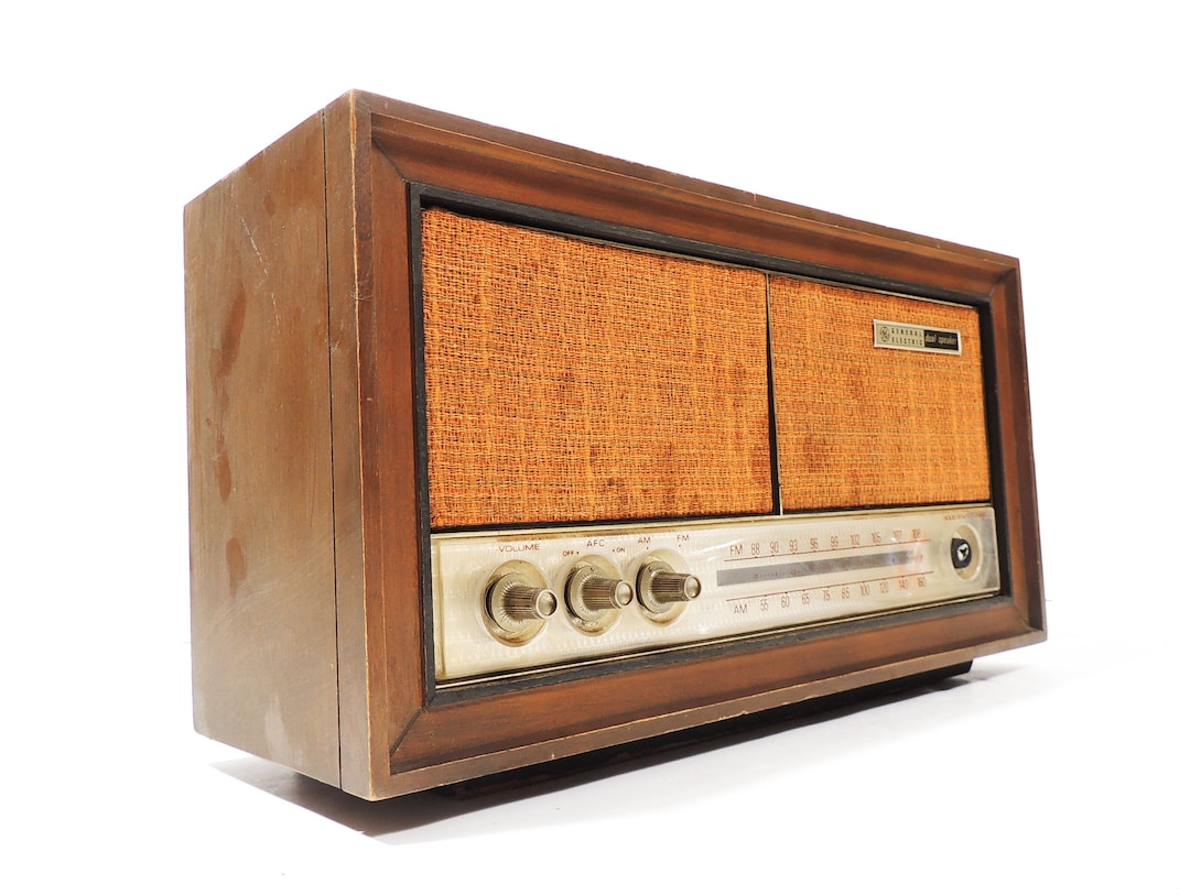 MCM Era General Electric AM/FM Solid State Radio - Sold as Parts - Etsy