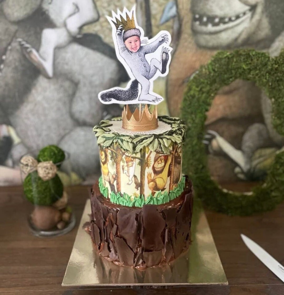 Wild Rumpus Inspired Theme | Personalized Photo Cake Topper | Kids ...