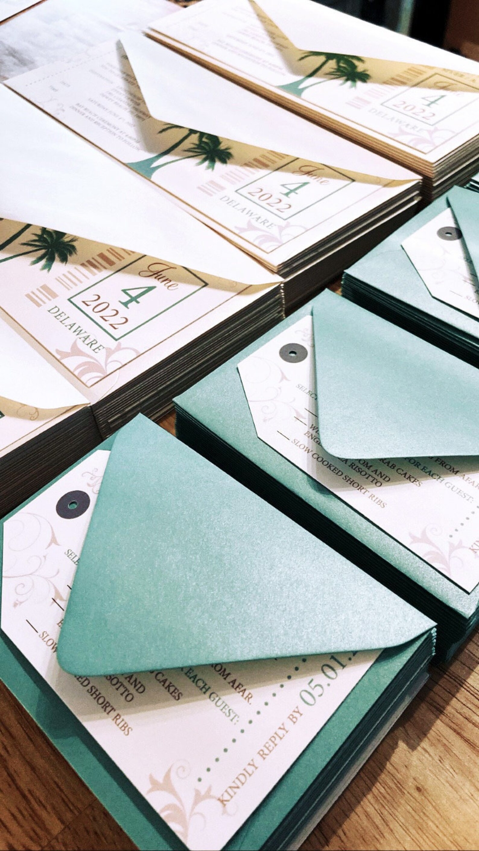 Custom Stationery Package for Tropical Destination Wedding - Etsy