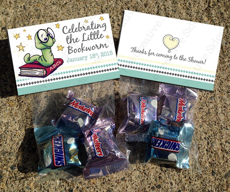 Build-a-library Bookworm Theme Baby Shower Birthday Party - Etsy