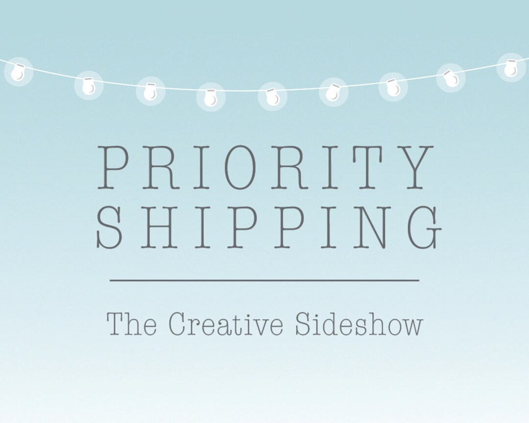 ADD-ON Rush Processing USPS Priority Mail Shipping Upgrade - Etsy