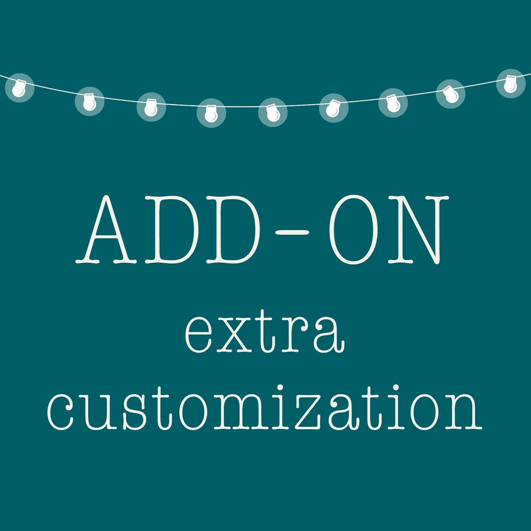 ADD-ON | Extra or Excessive Customization Requests | After-approval ...