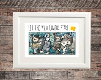 Let the Wild Rumpus - Etsy