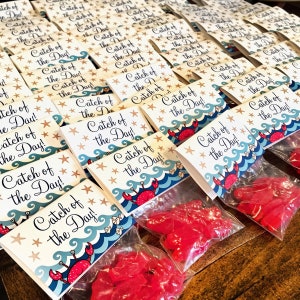 Party Favor Set | Treat Bag + Gift Tag | Swedish Fish | Catch of the ...