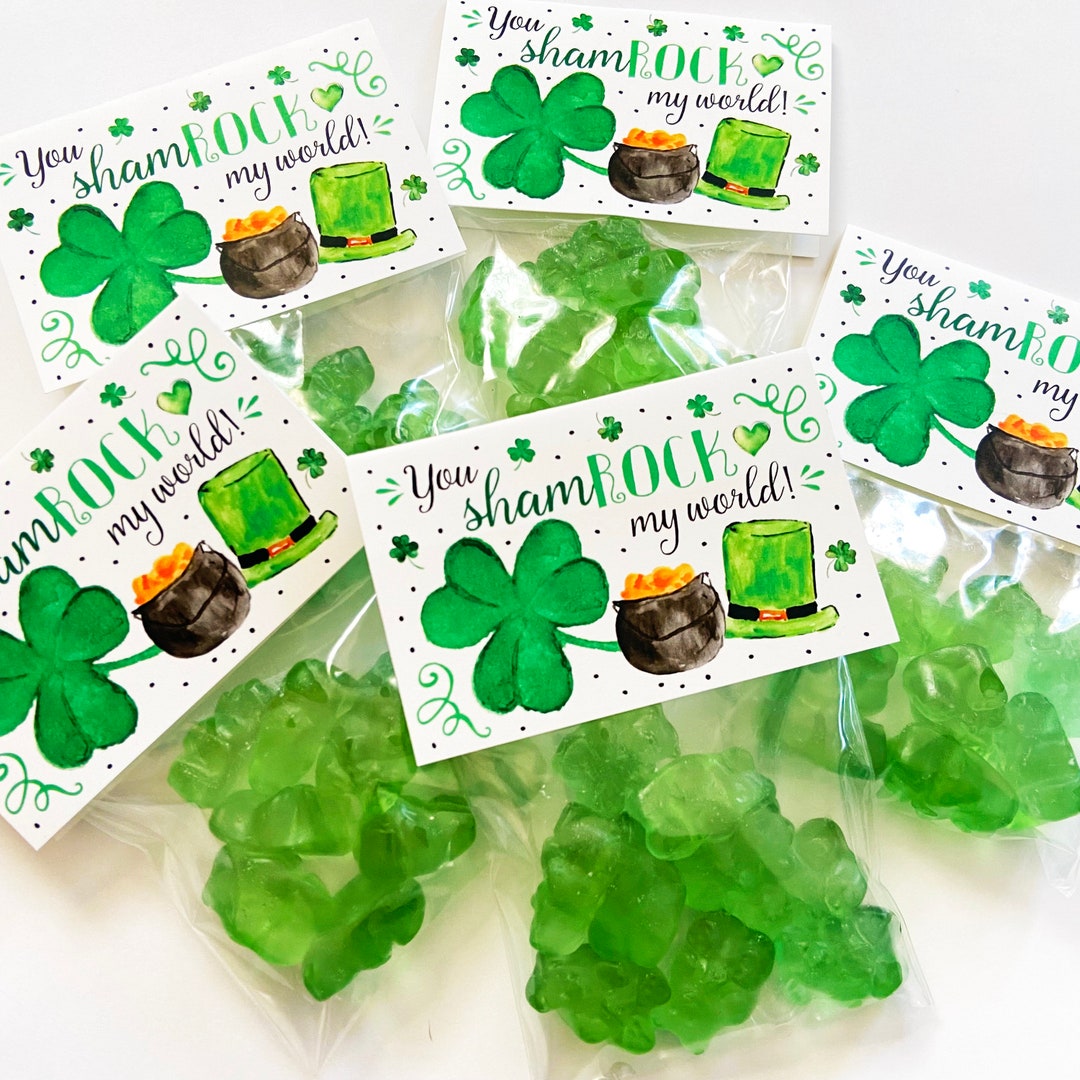 Party Favor Set Treat Bag Gift Tag Gummy Bears You - Etsy