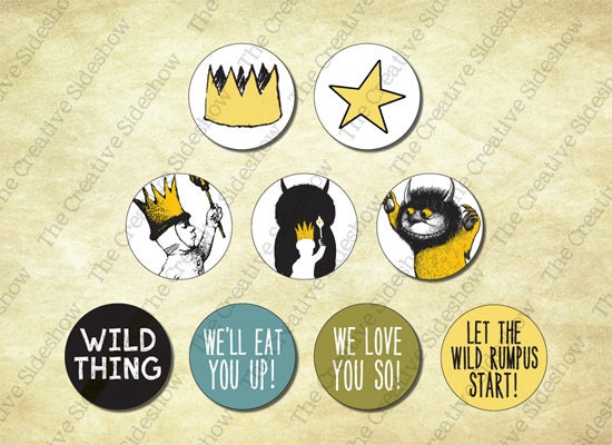DIY Printable Digital File Where the Wild Things Are Themed - Etsy