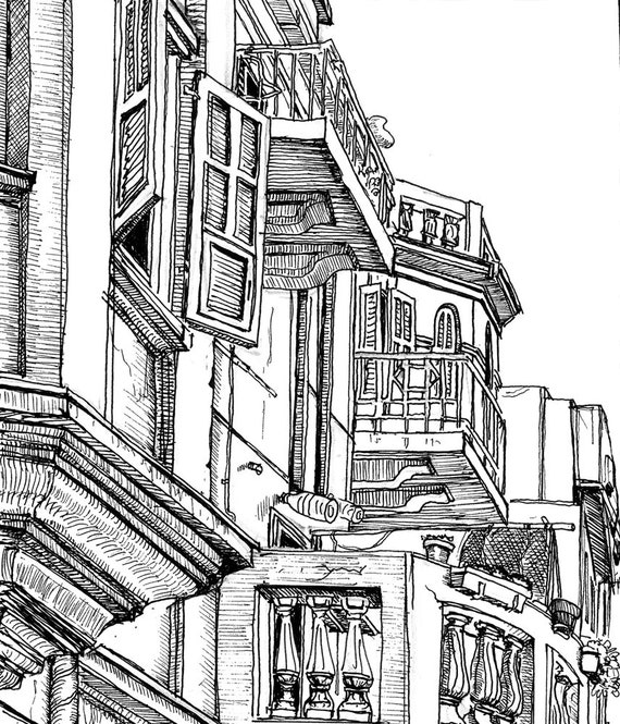 Urban Ink Sketching