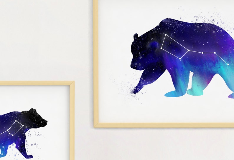 Big and Little Dipper. Large and Small Mother Bear and Baby - Etsy UK