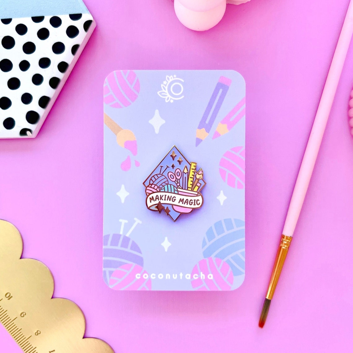 Making Magic Enamel Pin - Etsy