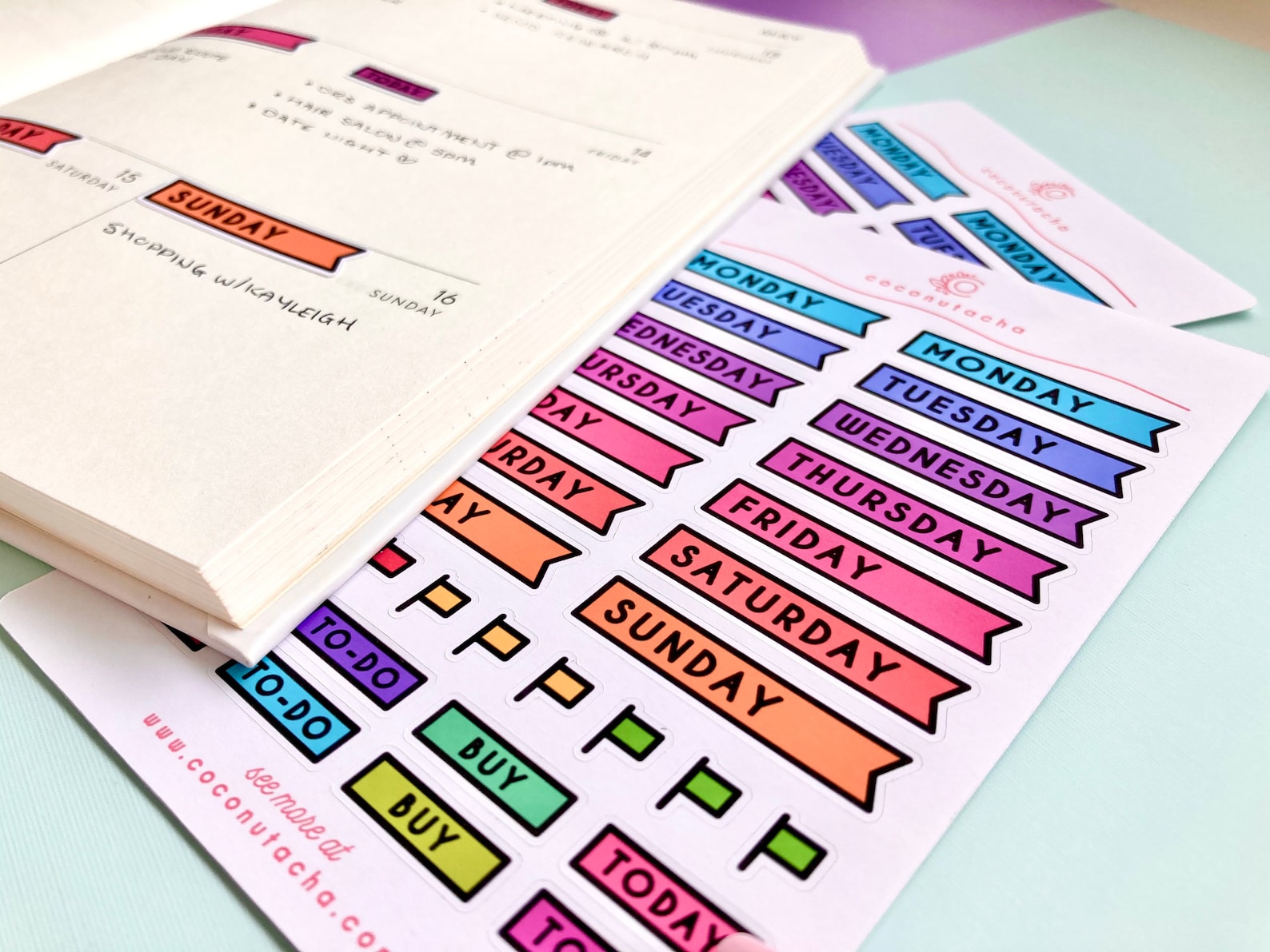 Daily to Do List Planner Sticker Set - Etsy UK