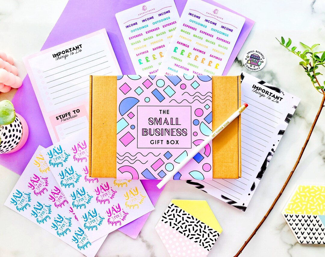 Small Business Gift Box For Her With Stationery Etsy UK small-business-gift-box-for-her-with-stationery-etsy-uk
