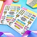Makers Gonna Make Sticker Pack. Stationery Sticker Set With 2 Pages ...