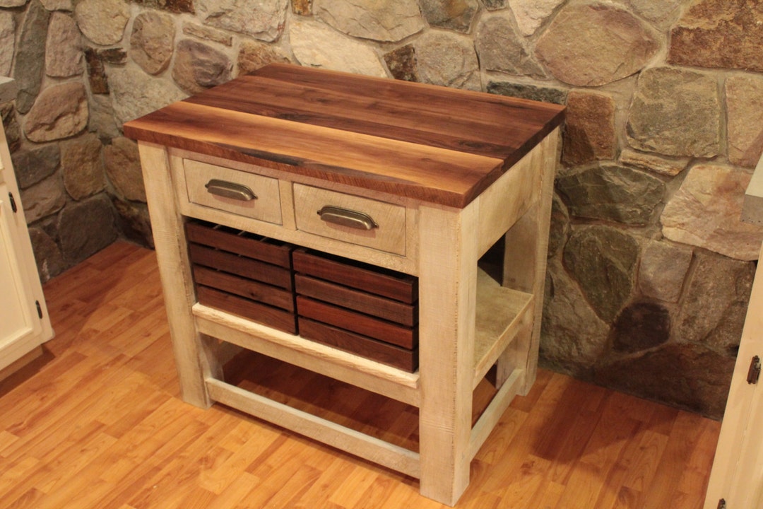 Reclaimed Kitchen Island - Etsy