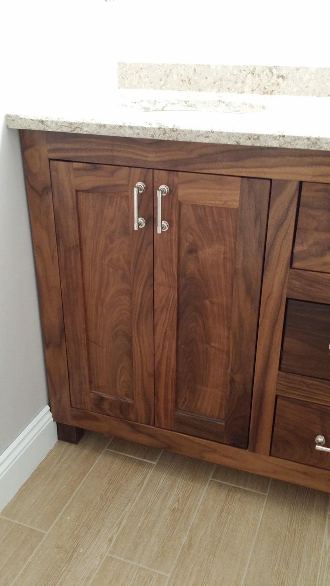 Black Walnut Bathroom Vanity - Etsy