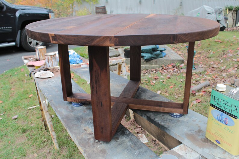 Rough Sawn Black Walnut Coffee Table - Etsy