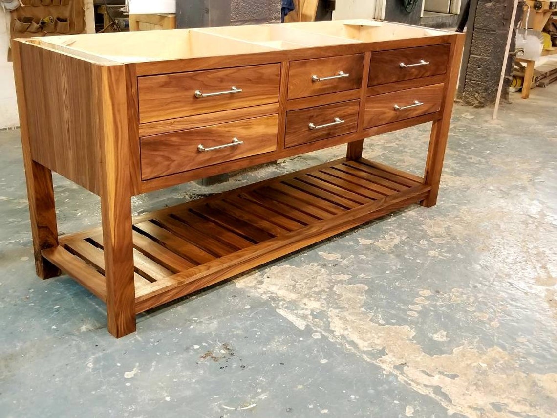 Black Walnut Bathroom Vanity - Etsy