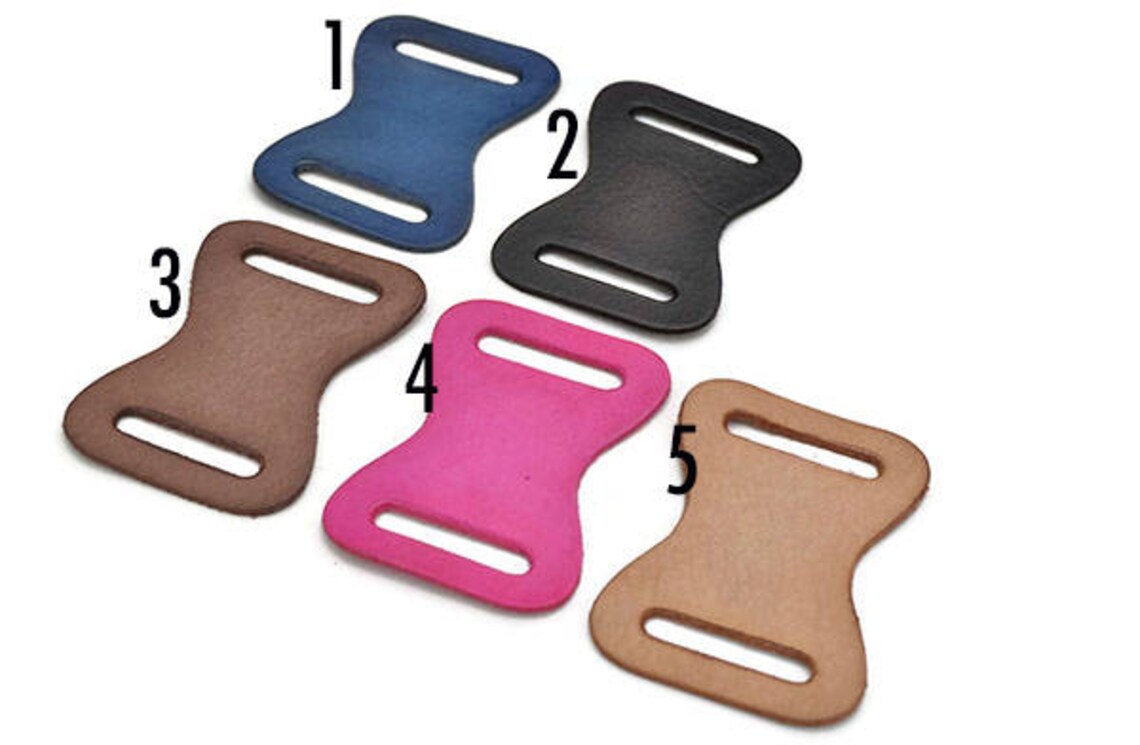 Lg Leather Links Premium Leather Quantity 5pc | Etsy