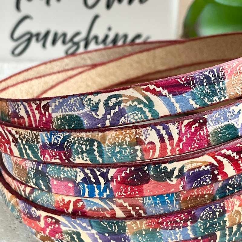 Embossed Bracelet - Etsy