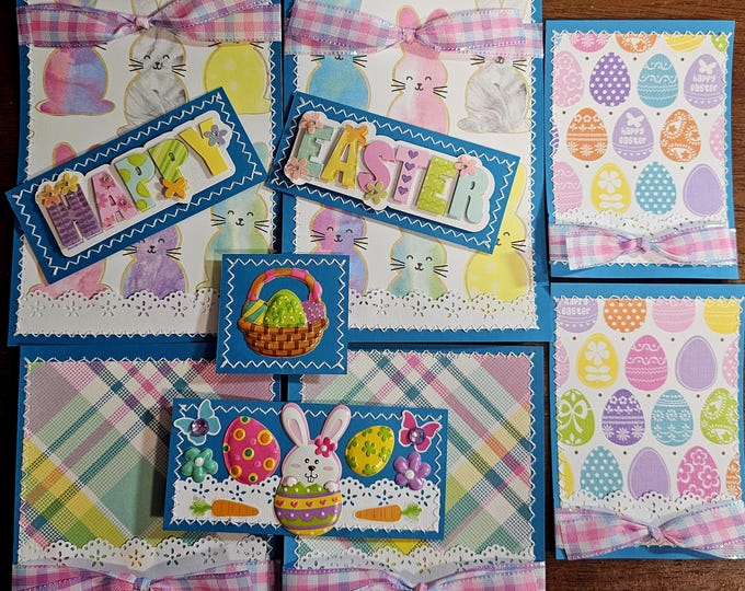 Premade Scrapbook Page/embellish Kit (10 Pieces): Happy Easter - Etsy