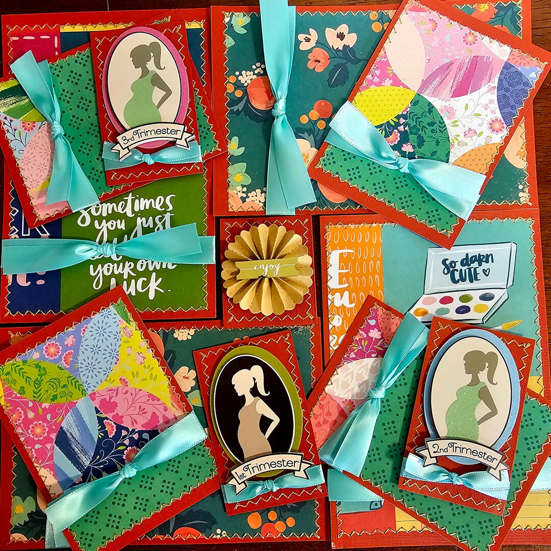 Premade Scrapbook Page/embellish Kit: Mother to Be CSC - Etsy